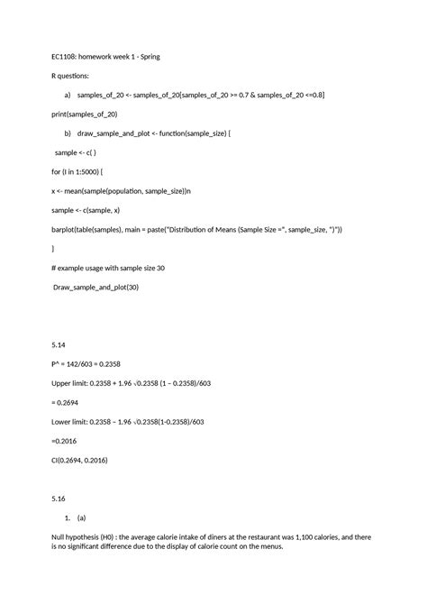 Dataskills Hw Data Skills Homework EC Homework Week Spring R Questions A Studocu