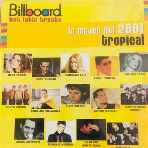 Billboard Hot Latin Tracks Best Of Tropical 2001 By Various Artists
