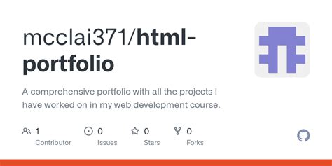 GitHub Mcclai Html Portfolio A Comprehensive Portfolio With All The Projects I Have Worked GitHub Mcclai Html Portfolio A Comprehensive Portfolio With All The Projects I Have Worked