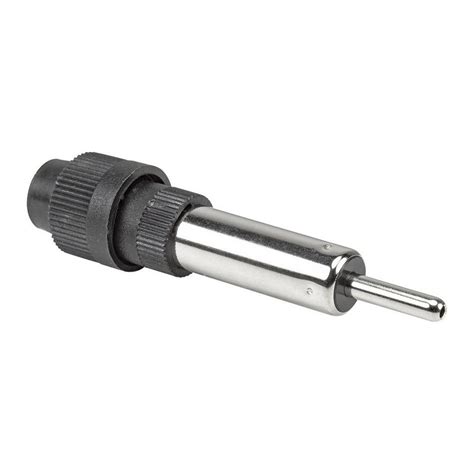 tomzz Audio KFZ Auto DIN Antennenstecker schraubbar 150 OHM KFZ-Adapter
