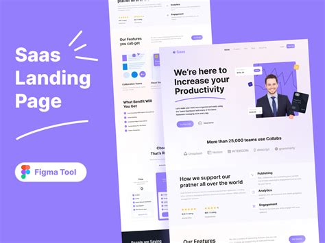 Saas Landing Page Design By Mahir Al Abdullah On Dribbble