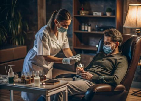 Nurses Administering Medication In Healthcare Setting Premium Ai