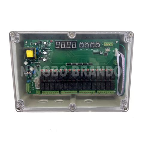 64 Line 24vdc 110vac 220vac Dust Collector Pulse Jet Valve Control Sequence Timer Controller For