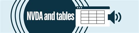 using nvda with tables pope tech blog