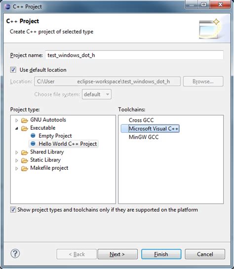 Eclipse Community Forums C C Ide Cdt Where Is Include Windowsh