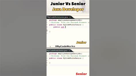How To Become A Senior Java Developer 😁🤩 Java Javascript Python Coder Coding Youtube