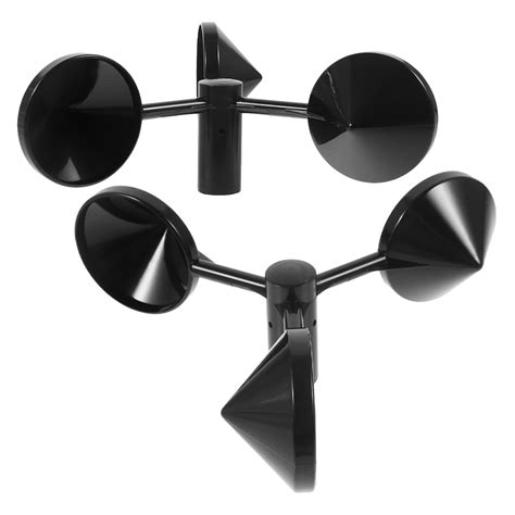 Hemoton 2pcs Anemometer Wind Speed Monitoring Sensor Wind 3 Cup Wind