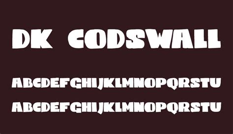 Dk Codswallop Free Font