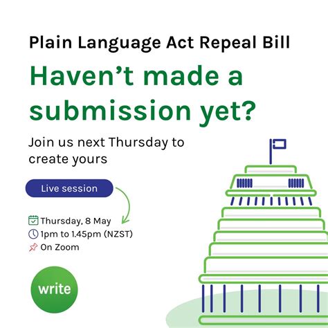 Have You Been Meaning To Make A Submission On The Plain Language Act Have You Been Meaning To Make A Submission On The Plain Language Act