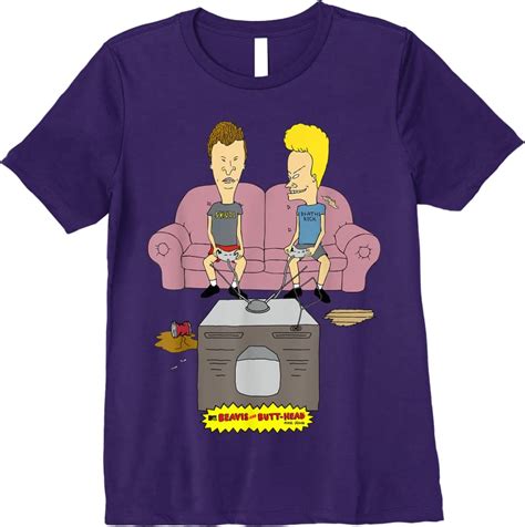 Best Beavis And Butt Head Playing Games Couch T Shirts Tees Design