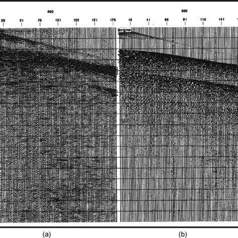 A Filtered Shot Gather By F K Bandpass And Spiking Deconvolution