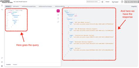 Explorer And First Queries AEC Data Model Tutorial