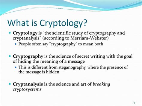 Ppt Understanding Cryptology Powerpoint Presentation Free Download