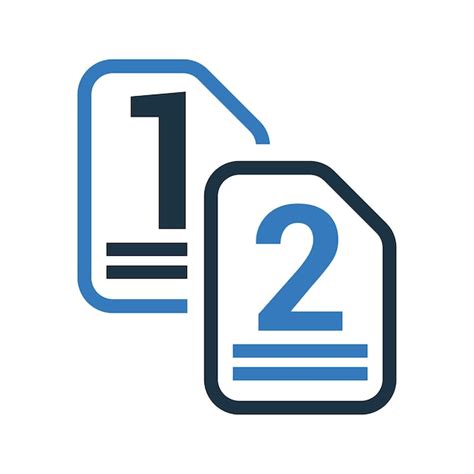 premium vector count document number icon simple editable vector graphics