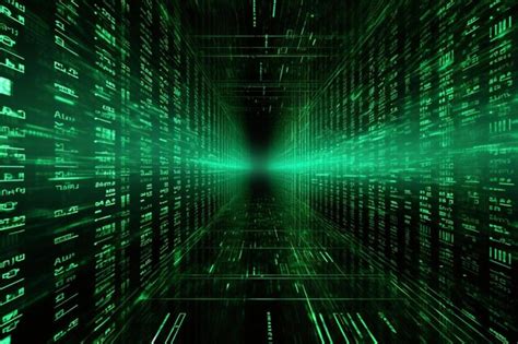 Premium AI Image A Green Binary Code With A Green Background With The Numbers On The Bottom
