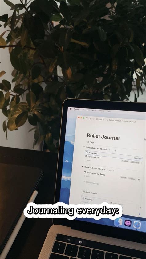 Journaling In Notion Bulletjournal Notion Notiontemplate