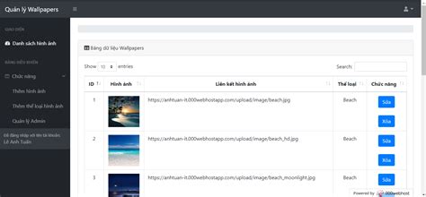GitHub anhtuan it wallpapers web Website hình nền điện thoại Laravel