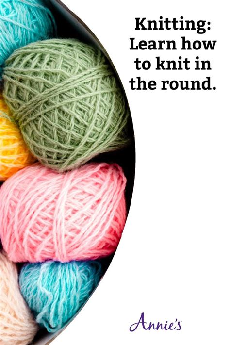 How To Knit In The Round Knitting Knit In The Round Learn How To Knit