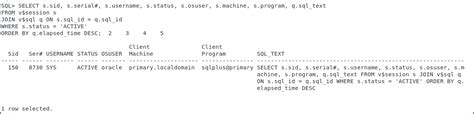 How To Check Oracle Database For Long Running Queries Stack Overflow