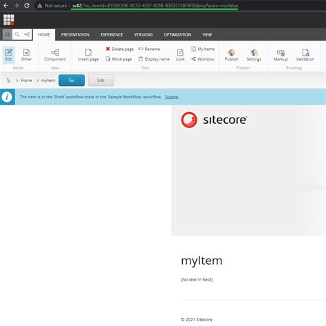 Modifying Redirect After Inserting Page In Experience Editor