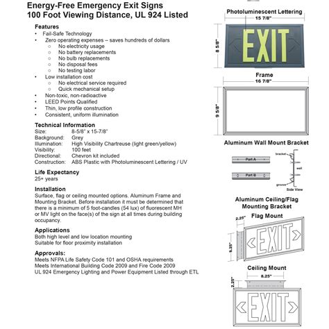 Building Code Exit Sign Requirements At Lucy Sutcliffe Blog
