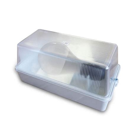 Rectangular Bulkhead Including Led A60 Bulb Mr Electric Cashbuild