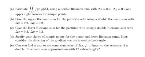 Solved Consider The Function F X Y Described By The Chegg