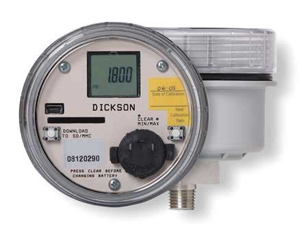 Dickson Data Logger Pressure Range To PSI PR Zoro