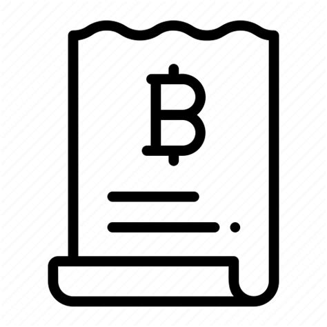 Invoice Bill Validating Ticket Invoices Bitcoin Receipt Icon Download On Iconfinder