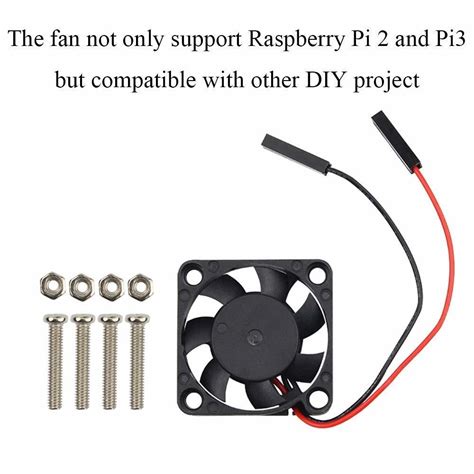 Aokin Raspberry Pi Fan Dc 5 V33 V Borstelloze Ko Grandado
