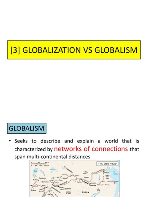The Difference Between Globalization And Globalism A Comparison Of Concepts Pdf