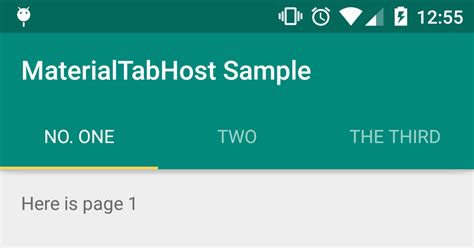 Y A M の 雑記帳 MaterialTabHost つくりました
