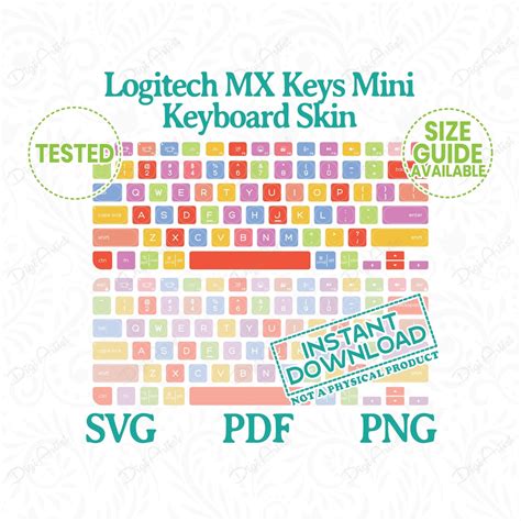 Logitech Mx Keys Mini Cute Keyboard Stickers By Digiartist Store Pack Of 2 Logitech Keyboard