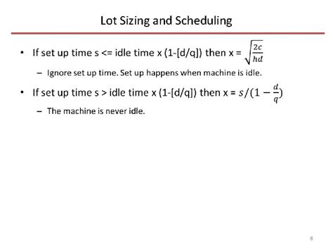 Types Of Scheduling Problems Project Scheduling Chapter 4