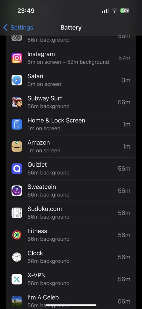 apps still running in background even with background app refresh off