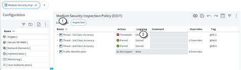The Different Parts Of The Policy Editing View