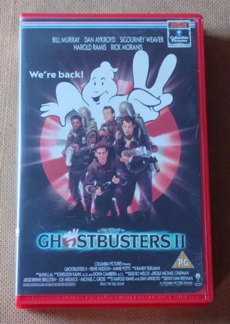 Ghostbusters Ii Vhs Pal Rental Columbia Pictures £2499