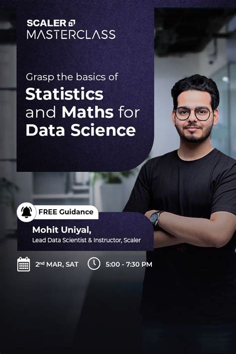 Scaler On Linkedin Mathematics And Statistics For Data Science