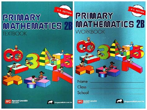 Singapore Math Primary Mathematics 2b Set Textbook And Workbook Us