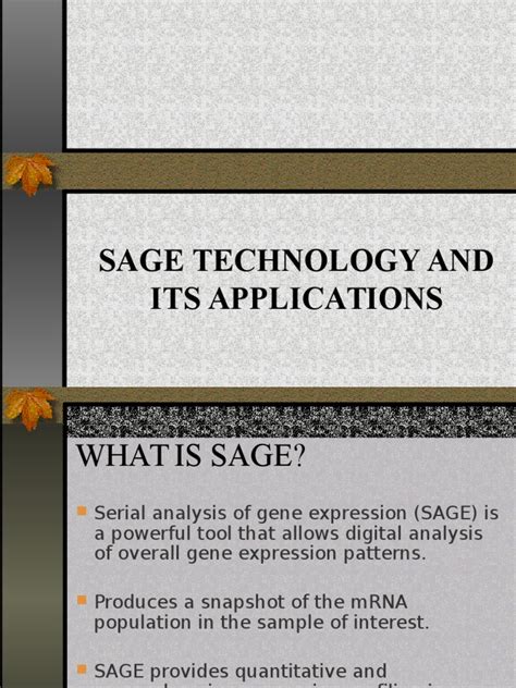 sage technology and its applications download free pdf dna ligase gene expression