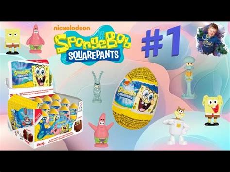 Шоколадное яйцо с сюрпризом «ГУБКА БОБ Квадратные штаны» #1 - YouTube