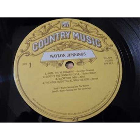 Waylon Jennings Country Music Lp Vinyl Record For Sale