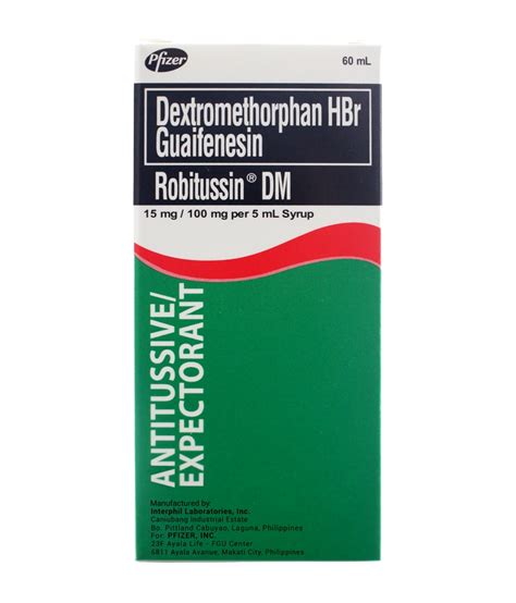 Robitussin Dm Syrup 60ml Iloilo Supermart Online Aton Guid Ini