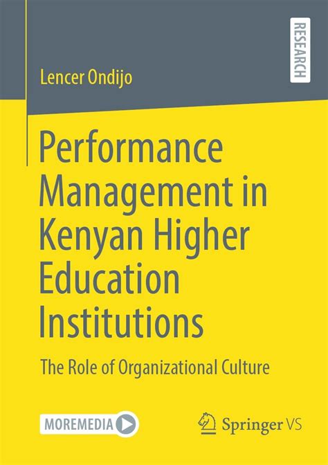 Performance Management In Kenyan Higher Education