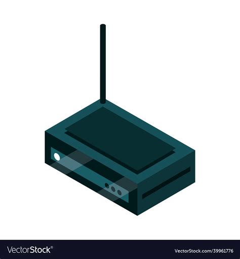 Router Data Connection Royalty Free Vector Image