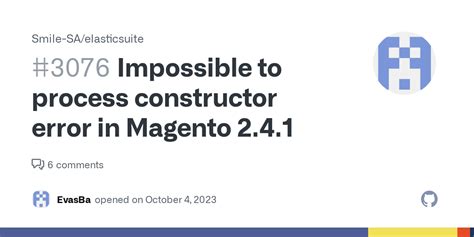 Impossible To Process Constructor Error In Magento 241 · Issue 3076