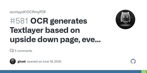Ocr Generates Textlayer Based On Upside Down Page Even When Rotate