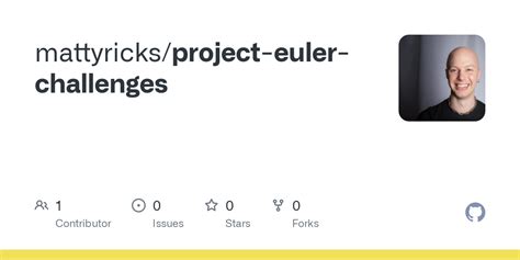 Github Mattyricksproject Euler Challenges
