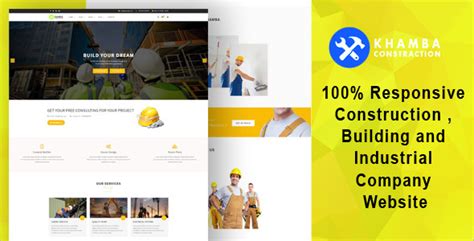 26 Building And Construction Html5 Templates Free And Premium Themes