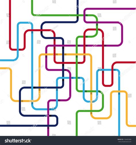 Intersecting Colorful Stripes Abstract Background Vector Stock Vector Royalty Free 104405486